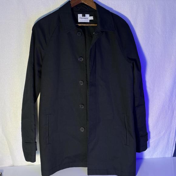 Topman | Jackets & Coats | Topman Men Jacket Black Small | Poshmark